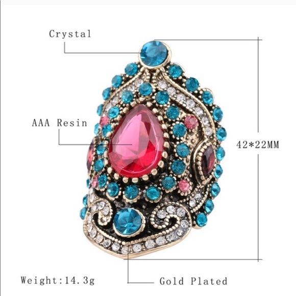 Jewelry | Turkish Gem Ring Size 8 | Poshmark